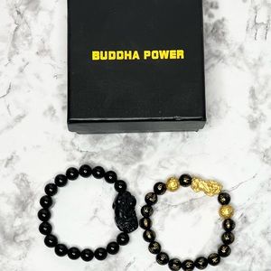 Budda Power | Accessories | New Set Of 2 Buddha Power Bracelets | Poshmark